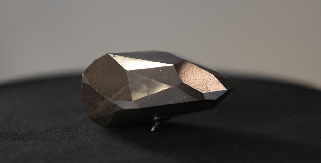 Mystery black diamond called 'The Enigma' goes up for auction - MENA ...